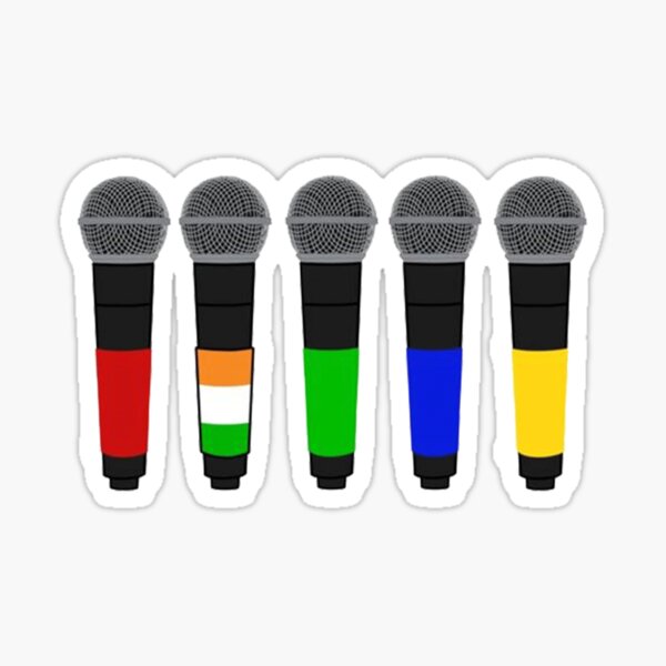 "One Direction - Microphone" Sticker for Sale by Hilaarya | Redbubble