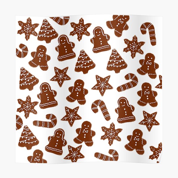 "Gingerbread " Poster for Sale by MadalinaPasol | Redbubble