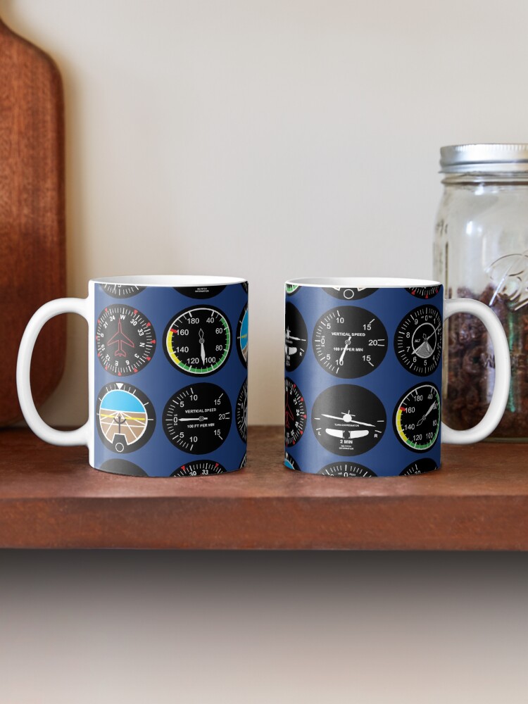 "Flight Instruments" Mug by robyriker | Redbubble