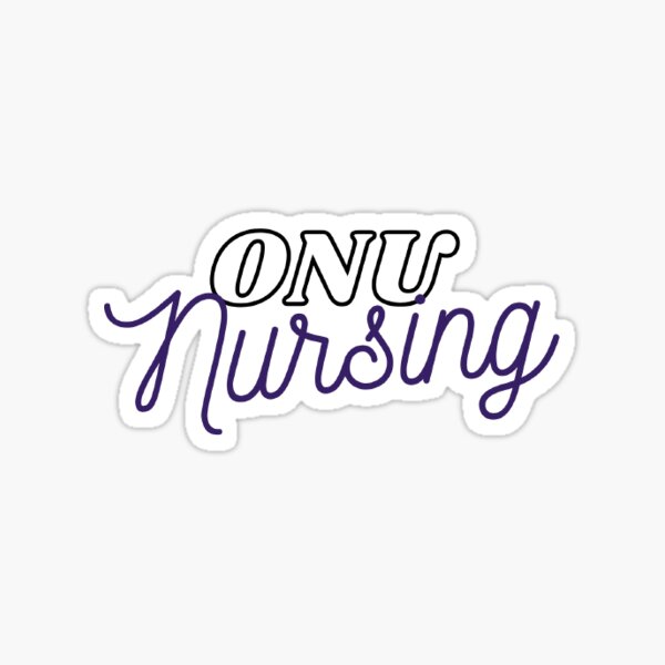 "ONU Nursing" Sticker for Sale by Cpjreid | Redbubble