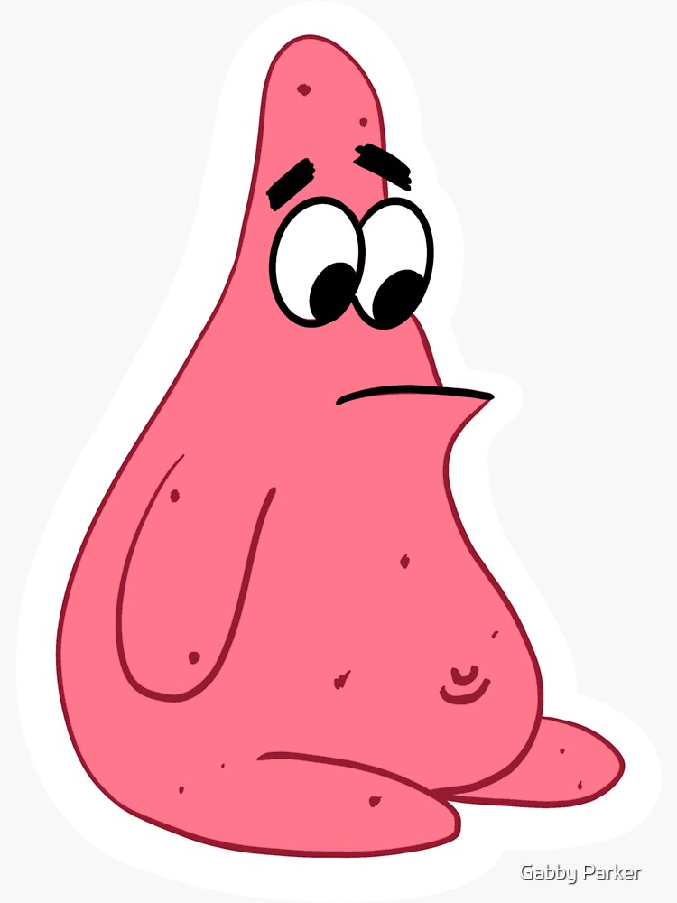 "Patrick Meme" Sticker for Sale by gabbyparker5100 | Redbubble