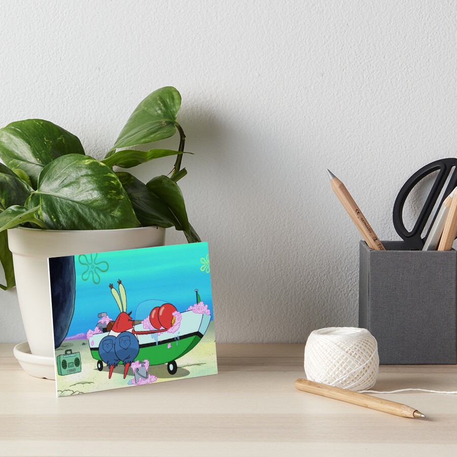 Dummy Thicc Mr Krabs Meme Art Board Print For Sale By Jamdonut1 Redbubble