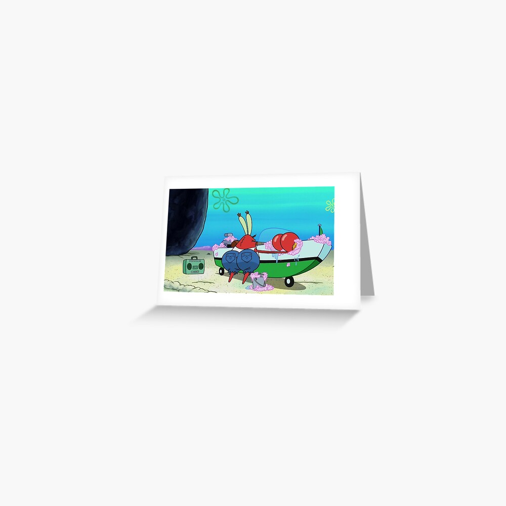 Dummy Thicc Mr Krabs Meme Greeting Card For Sale By Jamdonut1 Redbubble