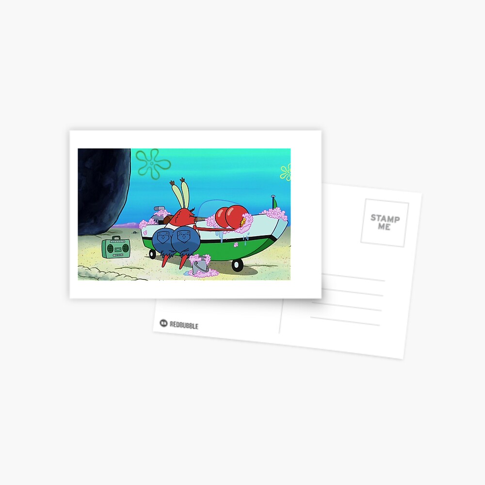 Dummy Thicc Mr Krabs Meme Postcard By Jamdonut1 Redbubble