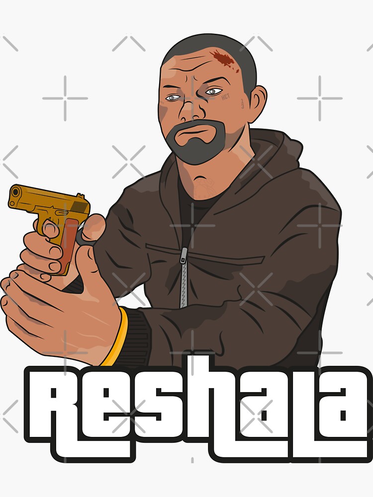"Reshala - Escape From Tarkov - GTA Style" Sticker for Sale by ...