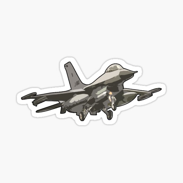 "Fighter Jet" Sticker by devinswy | Redbubble