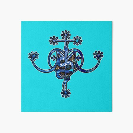 "Marie Laveau Veve Sigil " Art Board Print by artbyomega | Redbubble