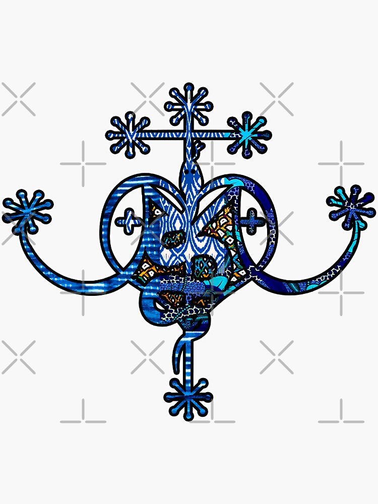 "Marie Laveau Veve Sigil " Sticker for Sale by artbyomega | Redbubble