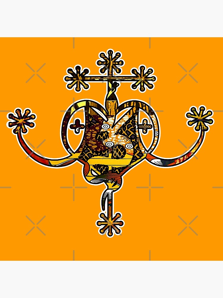 "Earthy Marie Laveau Veve Sigil " Poster by artbyomega | Redbubble