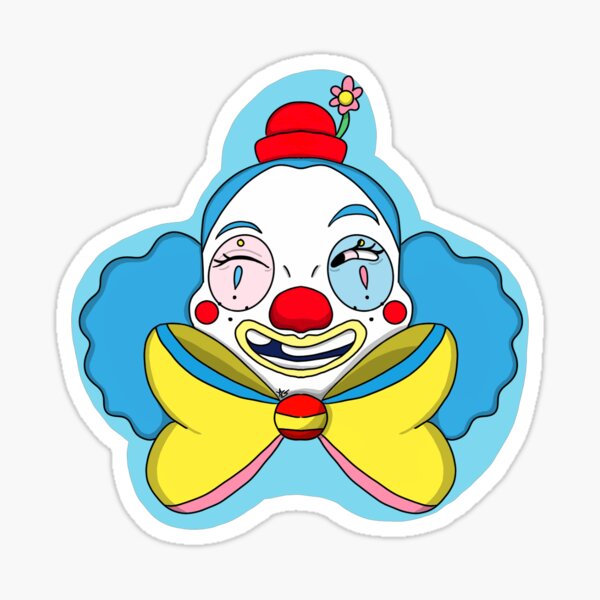 "clown sticker " Sticker by agonzalezart | Redbubble