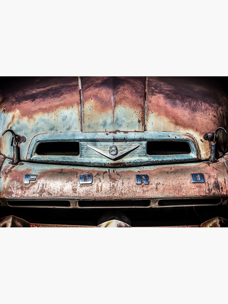 "RUSTY VINTAGE FORD TRUCK" Poster by coysoup | Redbubble