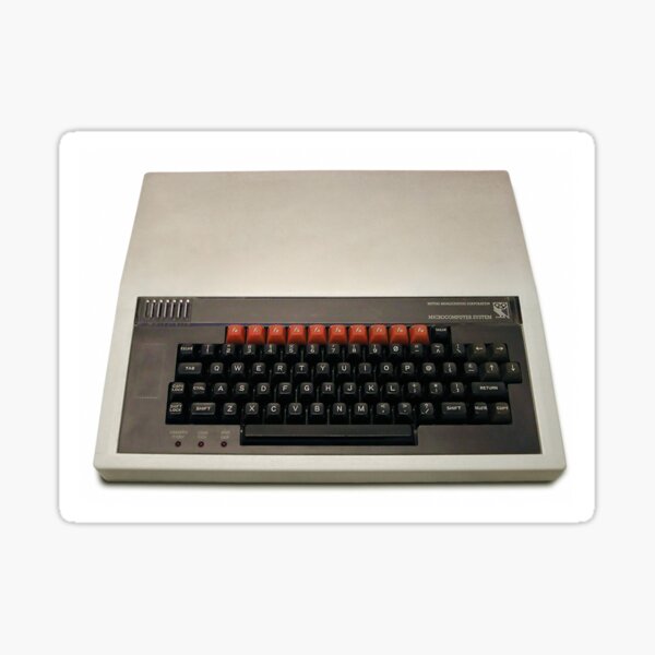 "Retro Computing - BBC Micro" Sticker for Sale by stevefreestone ...