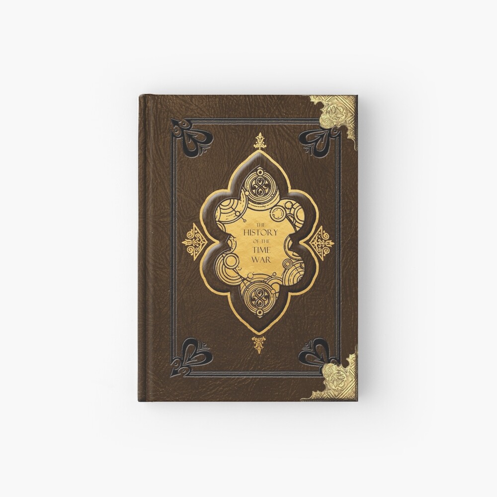 "The History of the Time War Time Lord Book Cover" Hardcover Journal ...
