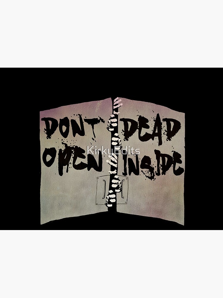 "The Walking Dead - Don't Open Dead Inside" Mask for Sale by KirkyEdits ...