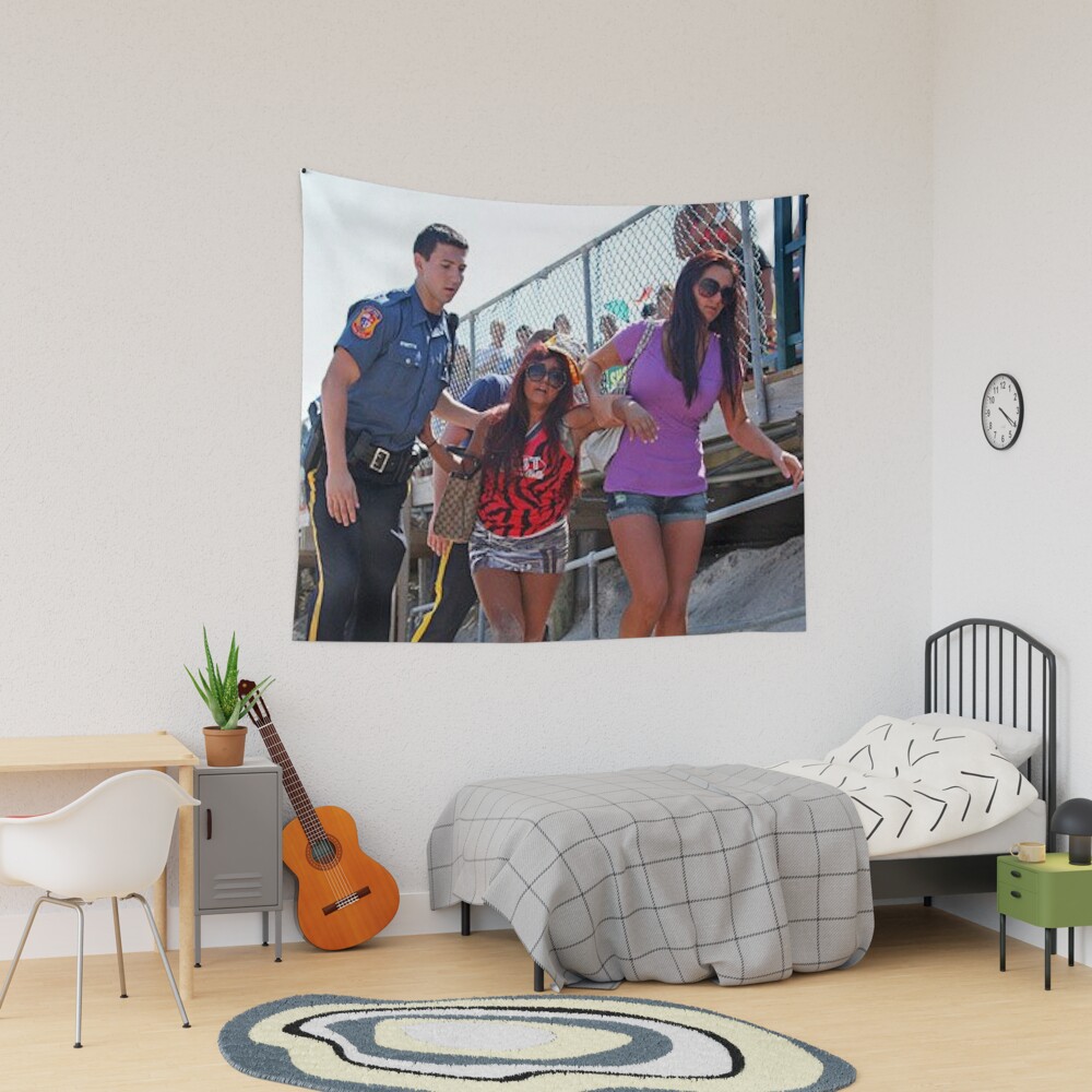 "Snooki getting arrested on the beach" Poster for Sale by Samanthapl ...