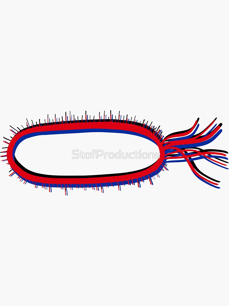 "E.Coli" Sticker for Sale by StofProductions | Redbubble