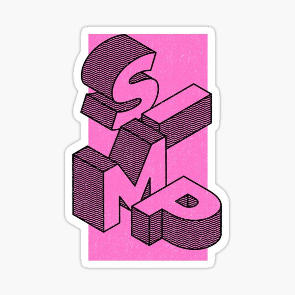 "90's Vibe Funny SIMP" Sticker by GOdesign26 | Redbubble