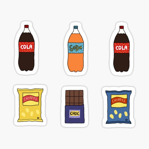 "Cola Soda" Sticker for Sale by Littlegroceries | Redbubble