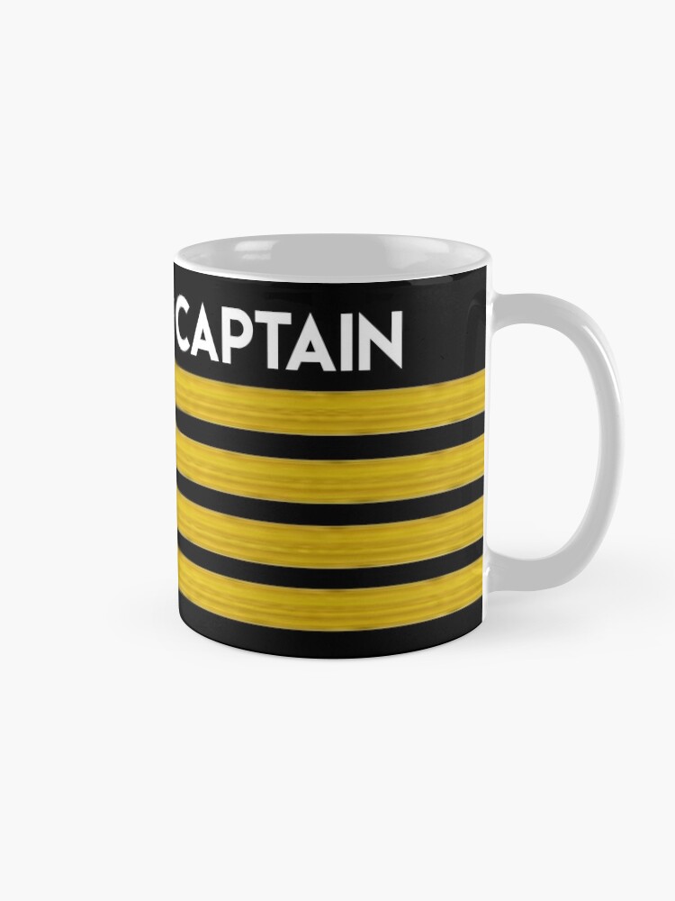 "Captain Stripes" Coffee Mug for Sale by Joel-Designs | Redbubble