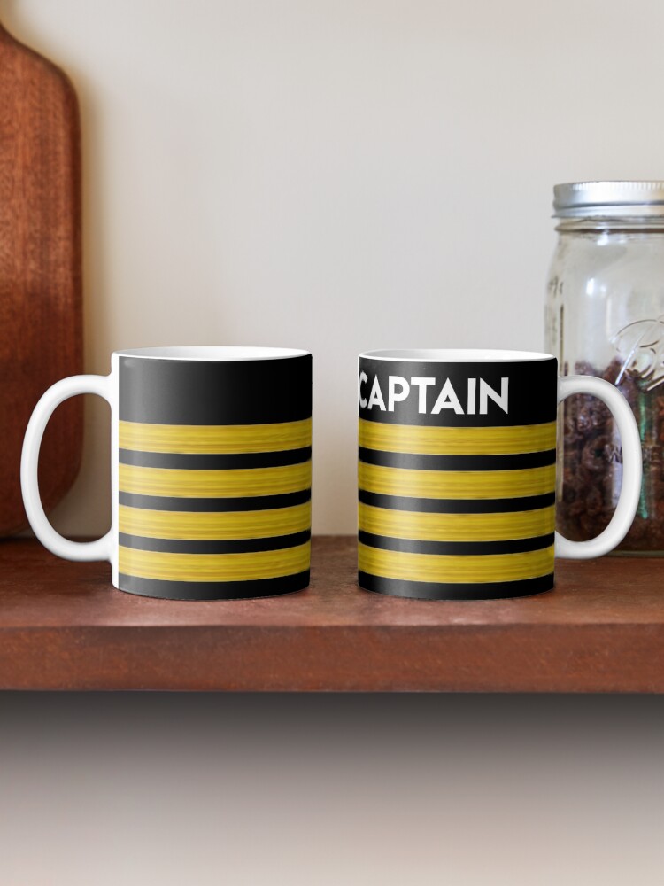 "Captain Stripes" Coffee Mug for Sale by Joel-Designs | Redbubble