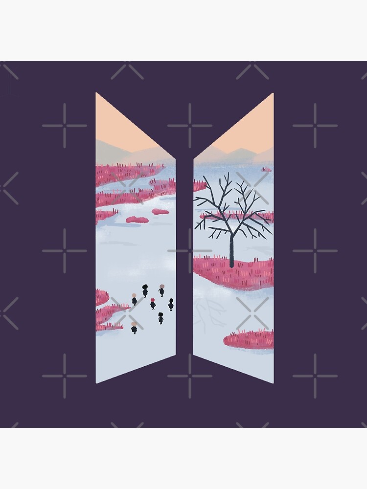 "BTS we are bulletproof the eternal logo" Poster by Morcawork | Redbubble