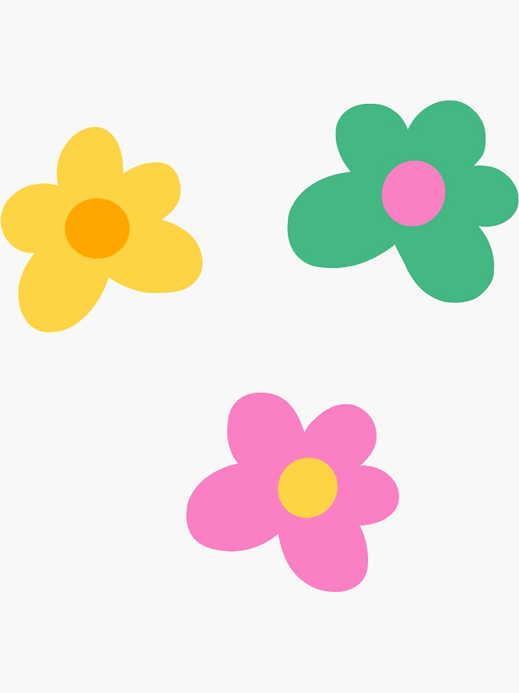 "Indie flower" Sticker for Sale by shanaong | Redbubble