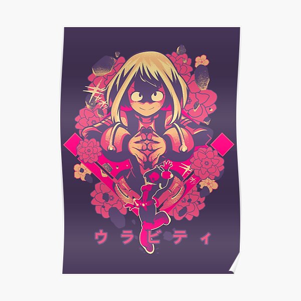 "Uraraka Uravity v2" Poster for Sale by Heisenburgerz | Redbubble