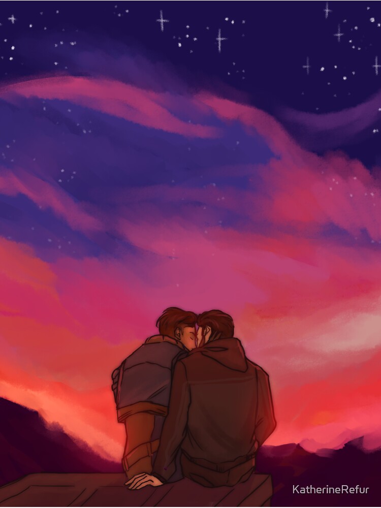 "Mass Effect Andromeda: Scott Ryder with Reyes Vidal in Kadara" Sticker ...