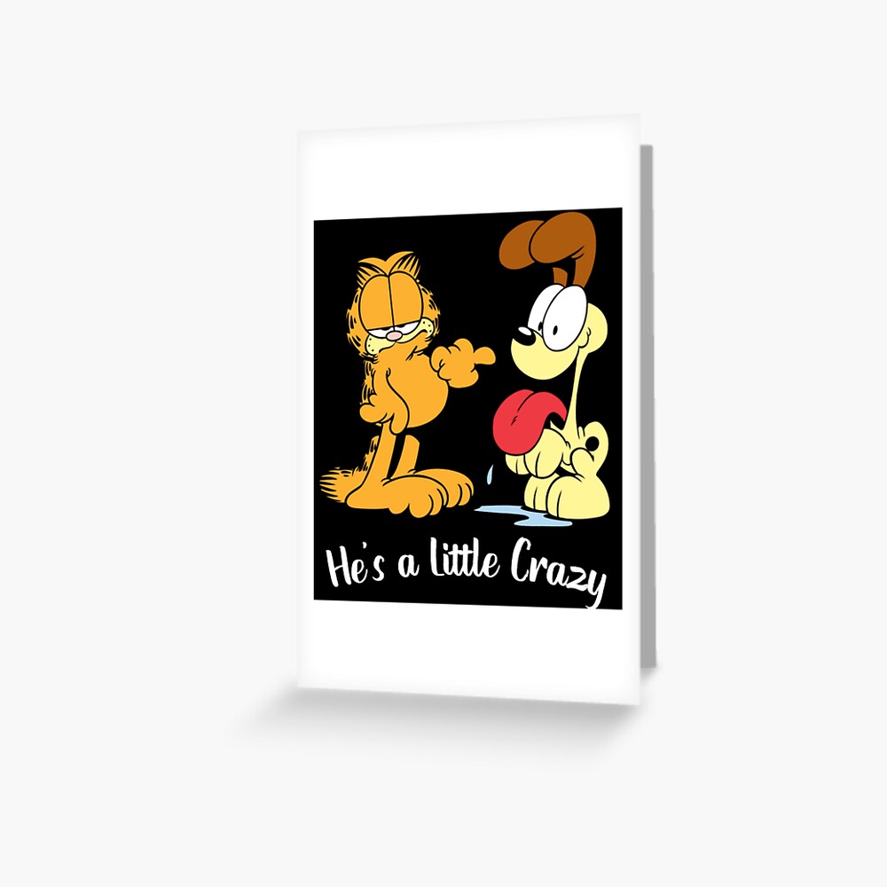 "Garfield and Oddie" Greeting Card by RichardRowe | Redbubble