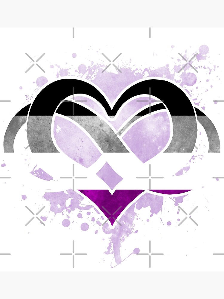 "Ace flag - Poly heart - LGBT symbol" Poster for Sale by ...