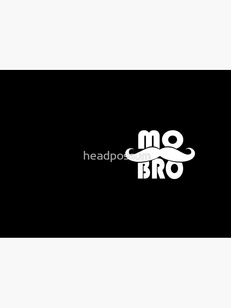 "MO BRO design for the magnificent men with mustaches" Mask for Sale by ...