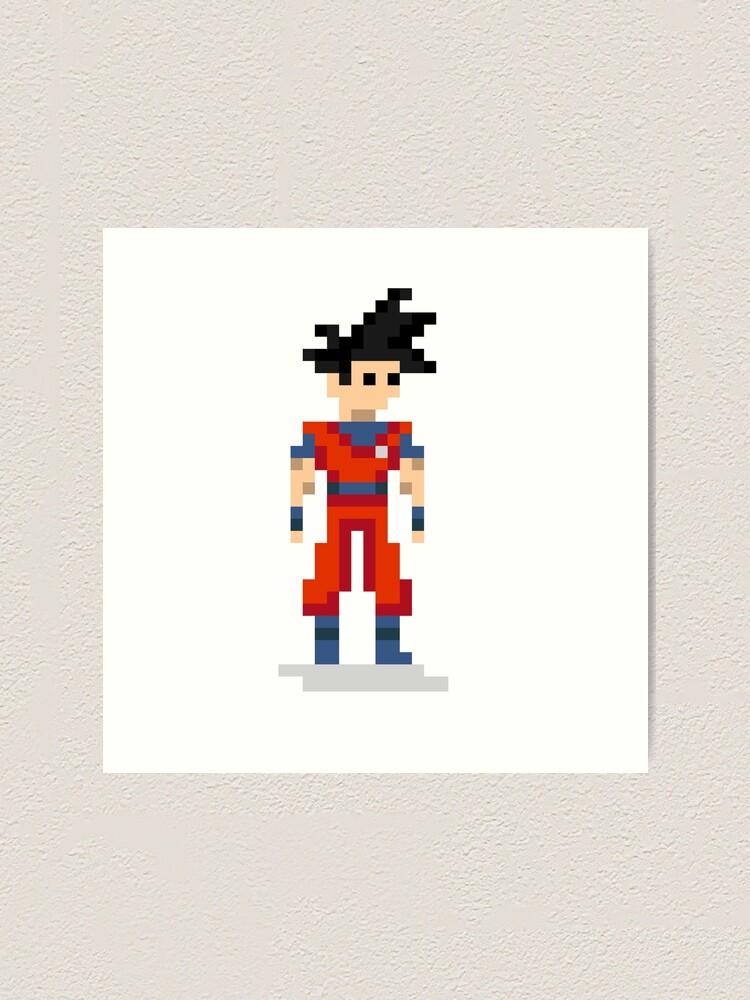 "Goku Pixel Art" Art Print for Sale by ChillerTyp | Redbubble