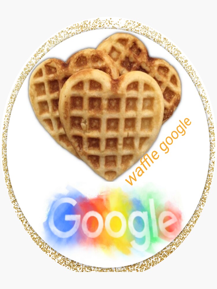 "Google Waffle 2021" Sticker for Sale by Exclusivemodels | Redbubble
