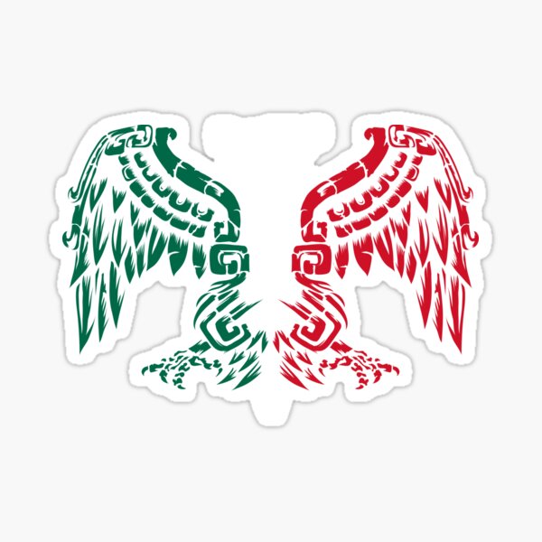 "Aztec Eagle Warrior - Aztec Eagle Knight - Mexican Roots" Sticker for ...