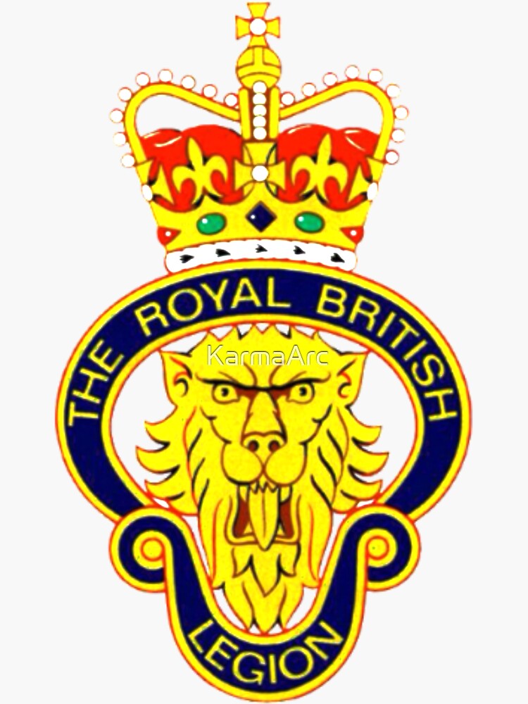 "Royal British Legion" Sticker by KarmaArc | Redbubble