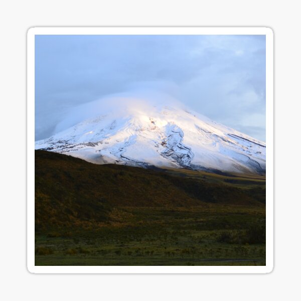"Snowy, Equator Landscape" Sticker by YeimySanchezArt | Redbubble