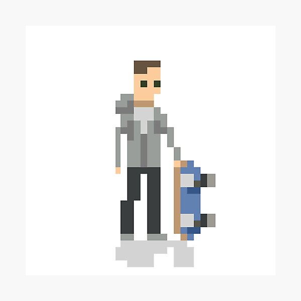 "Tony Hawk Pixel Art" Photographic Print for Sale by ChillerTyp | Redbubble