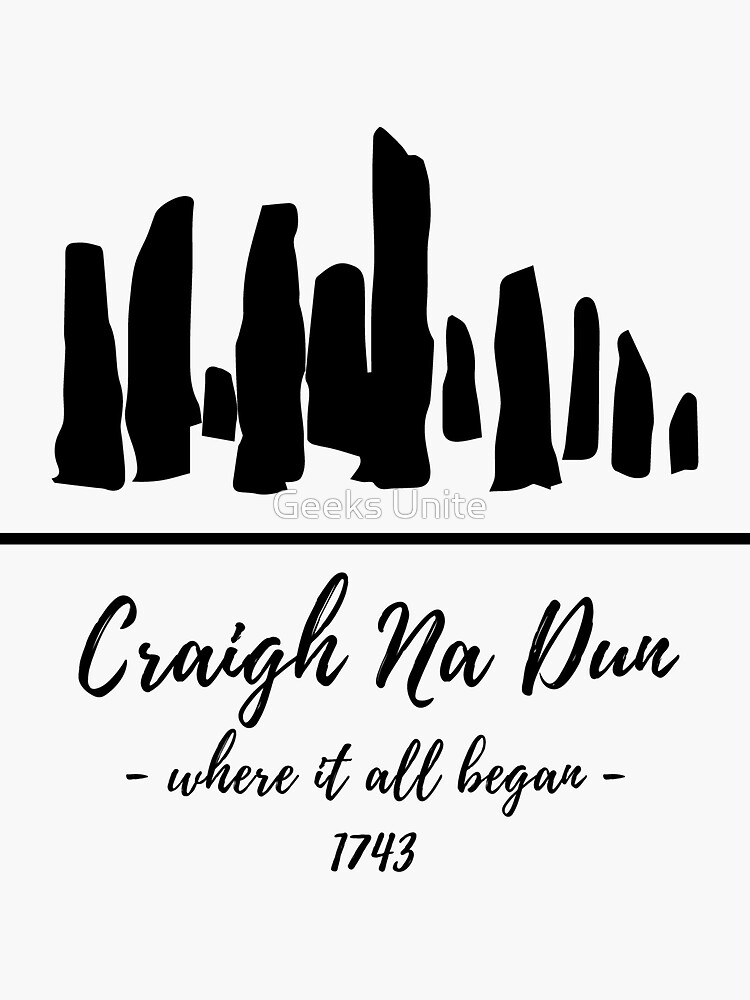 " Outlander | Craigh Na Dun" Sticker for Sale by OsnatKedmi | Redbubble