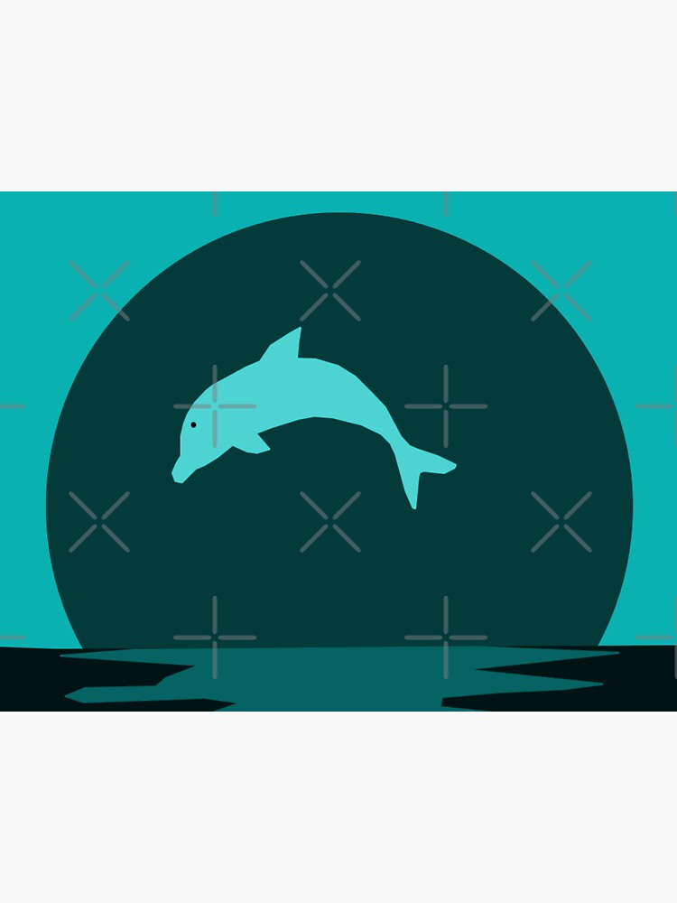 "Dolphin pop art" Sticker for Sale by RainbowFishArt | Redbubble