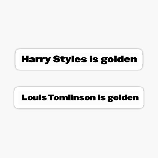 "Larry is golden" Sticker for Sale by cafoccio | Redbubble