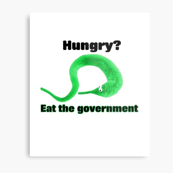 Worm On A String Meme Wall Art | Redbubble