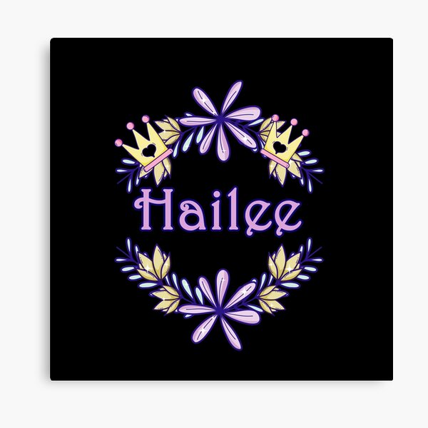 Hailee Canvas Prints | Redbubble