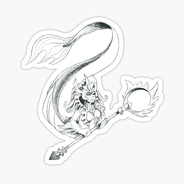 "Nami Mermaid " Sticker for Sale by JellyDuck | Redbubble