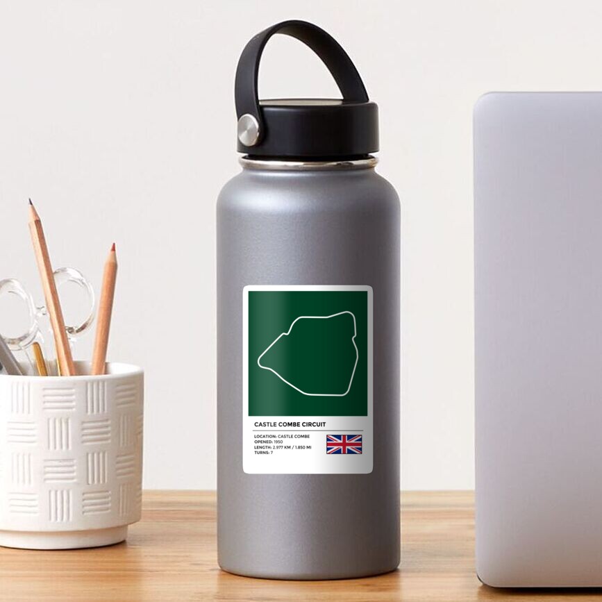 "Castle Combe Circuit [info]" Sticker for Sale by sednoid | Redbubble