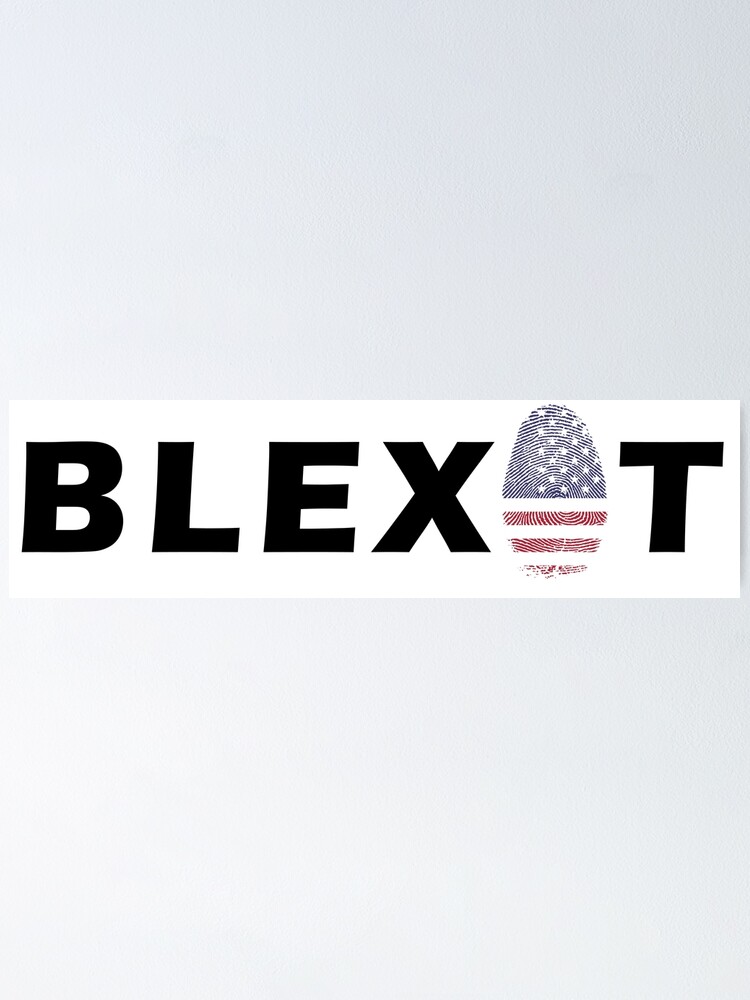 "BLEXIT - Black Exit 2020 Election" Poster for Sale by Futureocity ...