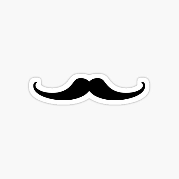 "movember moustache" Sticker for Sale by chamsou1992 | Redbubble