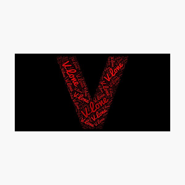 V Lone Photographic Prints | Redbubble