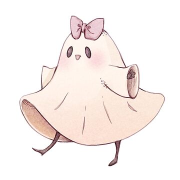 "Happy little ghost friend " Sticker for Sale by Fairydrop | Redbubble
