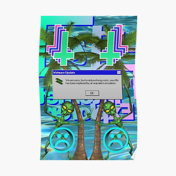 "Simulation" Poster for Sale by Hadoukenhemp | Redbubble