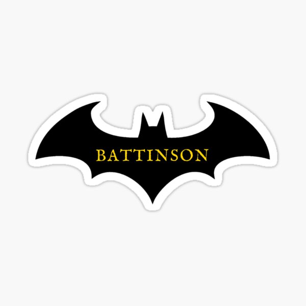 "Battinson" Sticker for Sale by chulitad | Redbubble